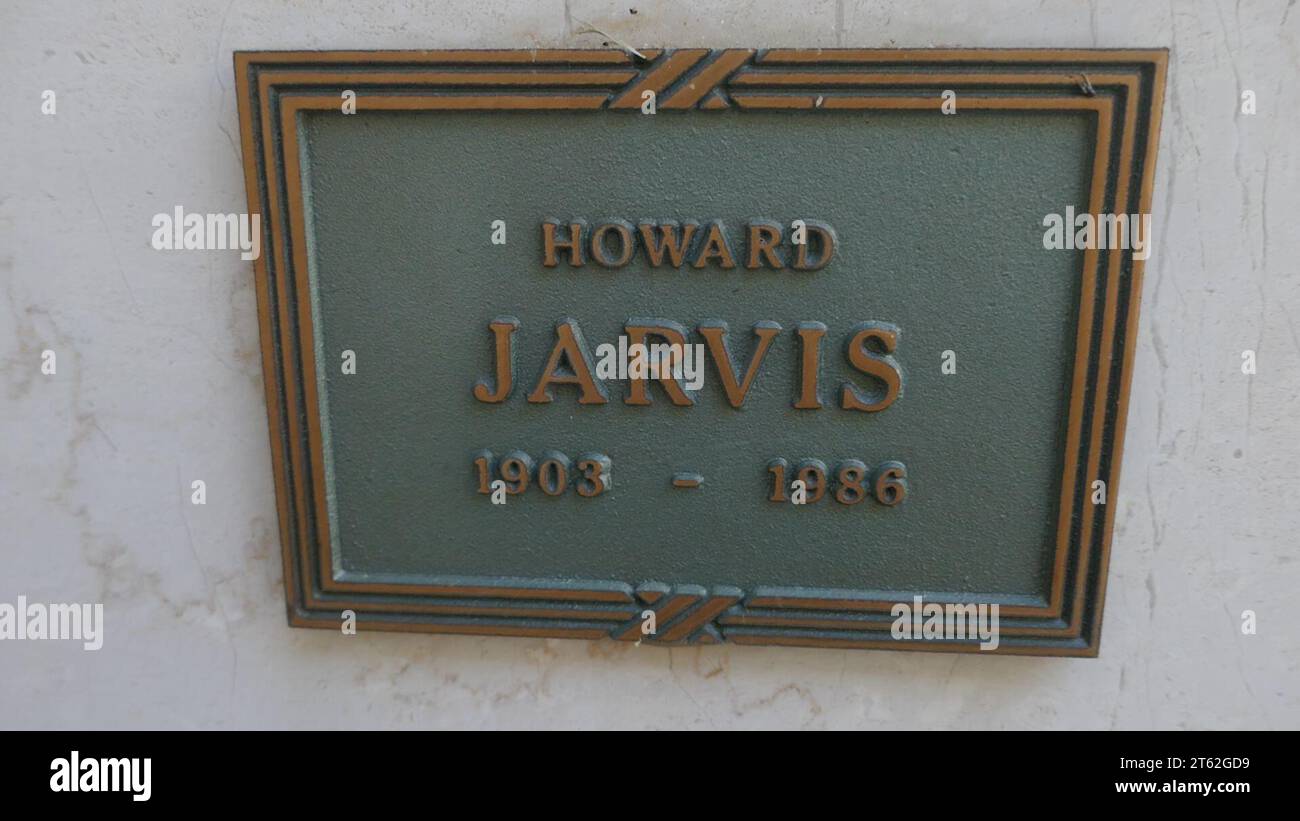 Los Angeles, California, USA 6th November 2023 Howard Jarvis Grave in ...