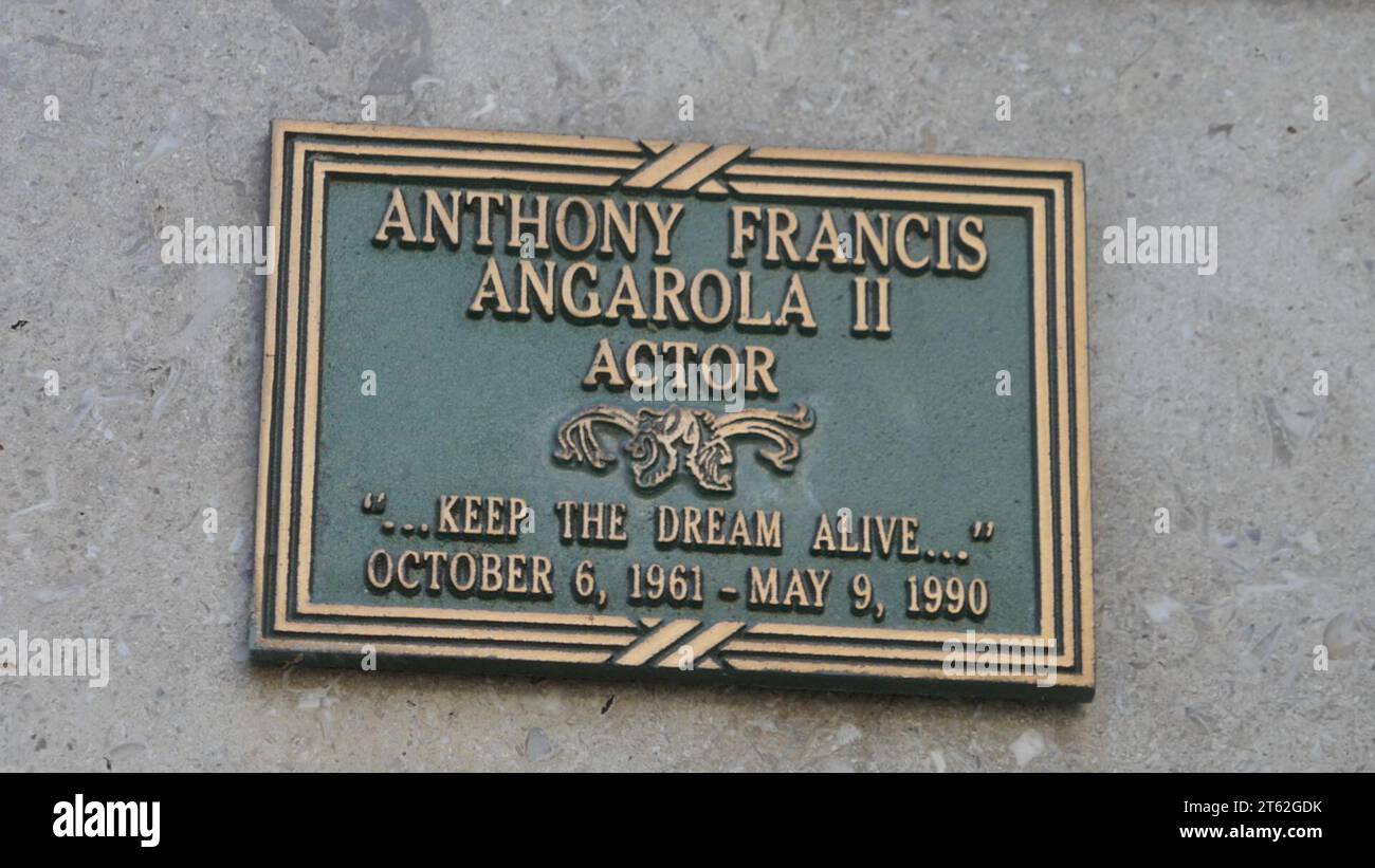 Los Angeles, California, USA 6th November 2023 Actor Anthony Angarola ...