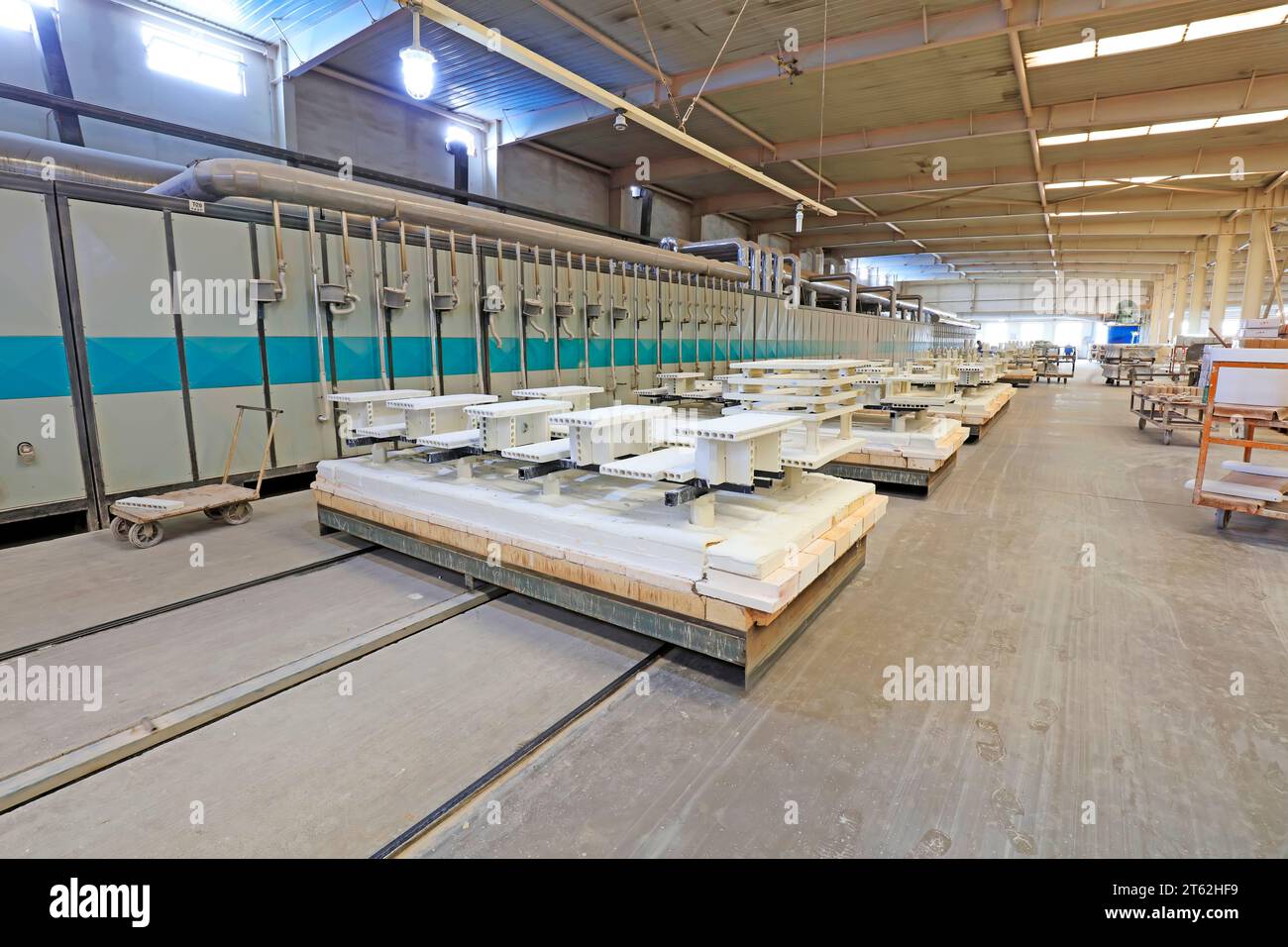 Ceramic production line Stock Photo - Alamy