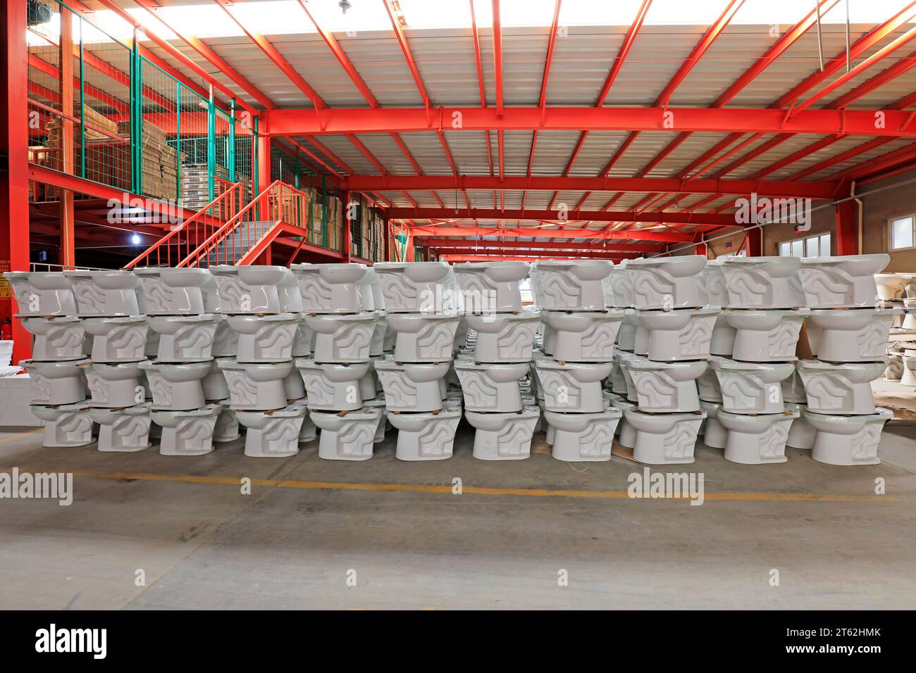 Ceramic product warehouse Stock Photo - Alamy