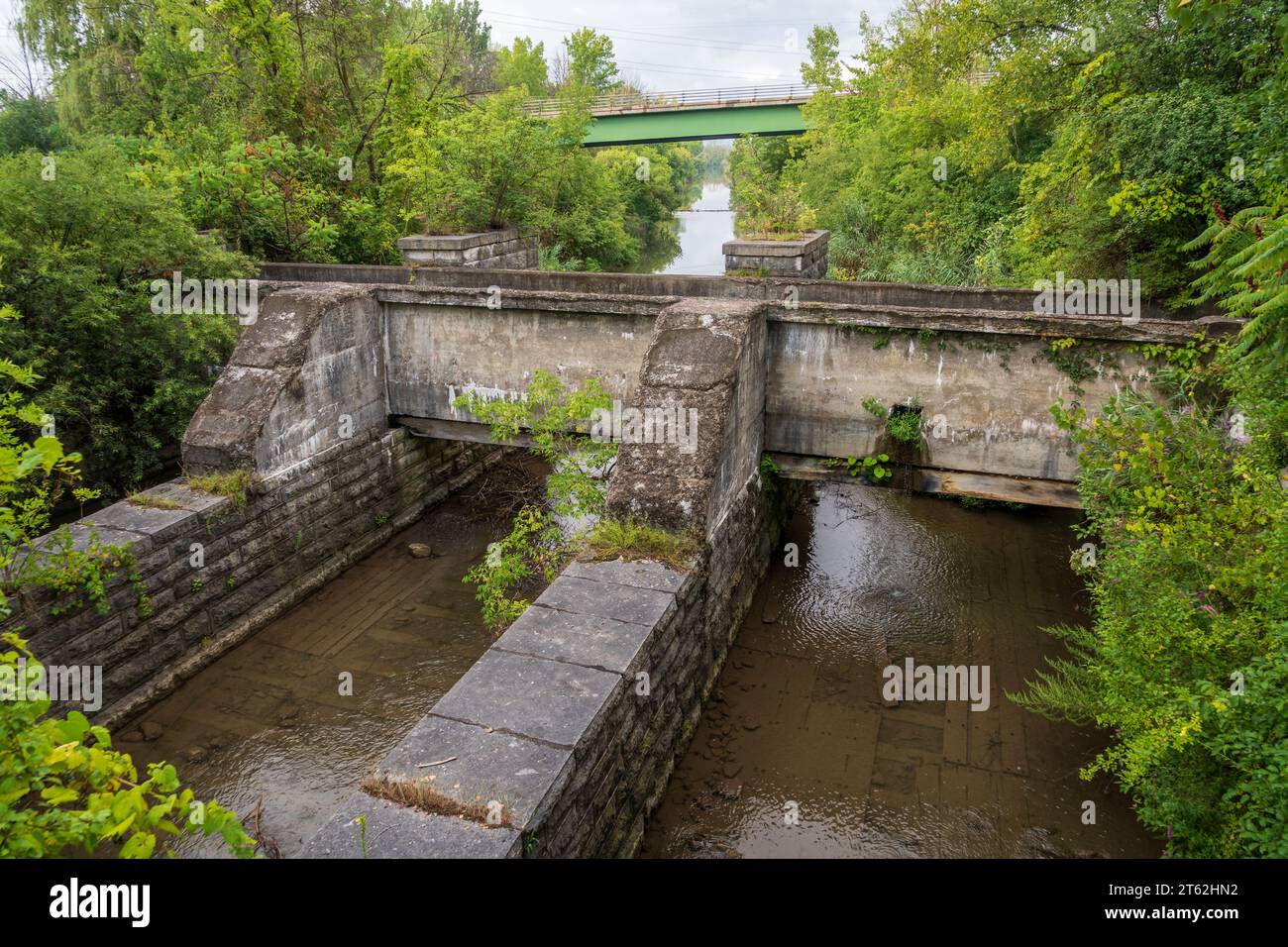 The Old Erie Canal State Historic Site in Upstate New York Stock Photo ...