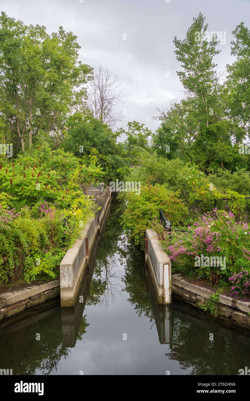 The Old Erie Canal State Historic Site in Upstate New York Stock Photo ...
