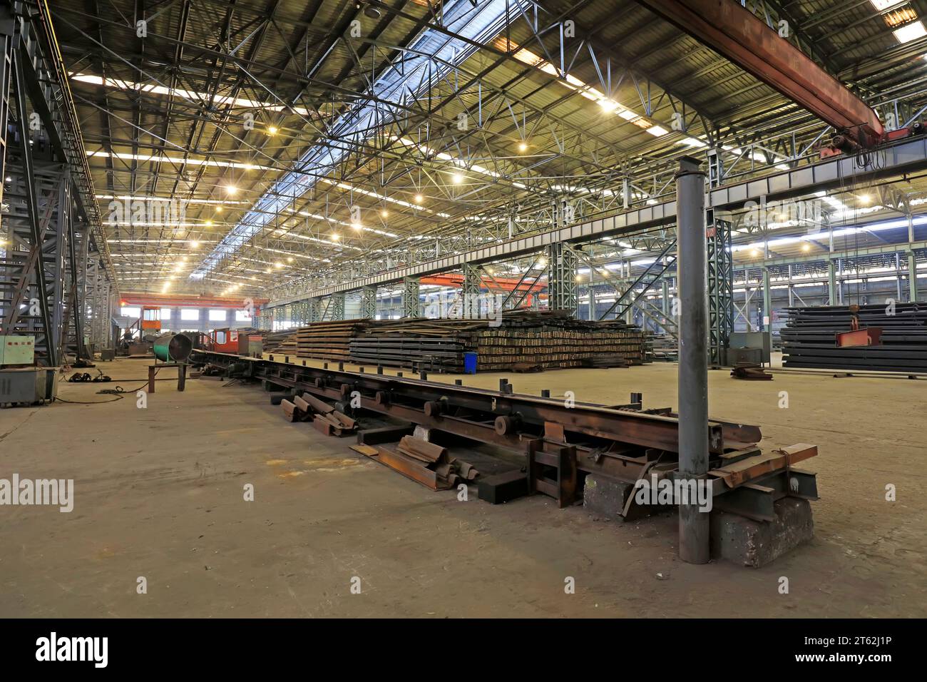 Steel production line Stock Photo - Alamy