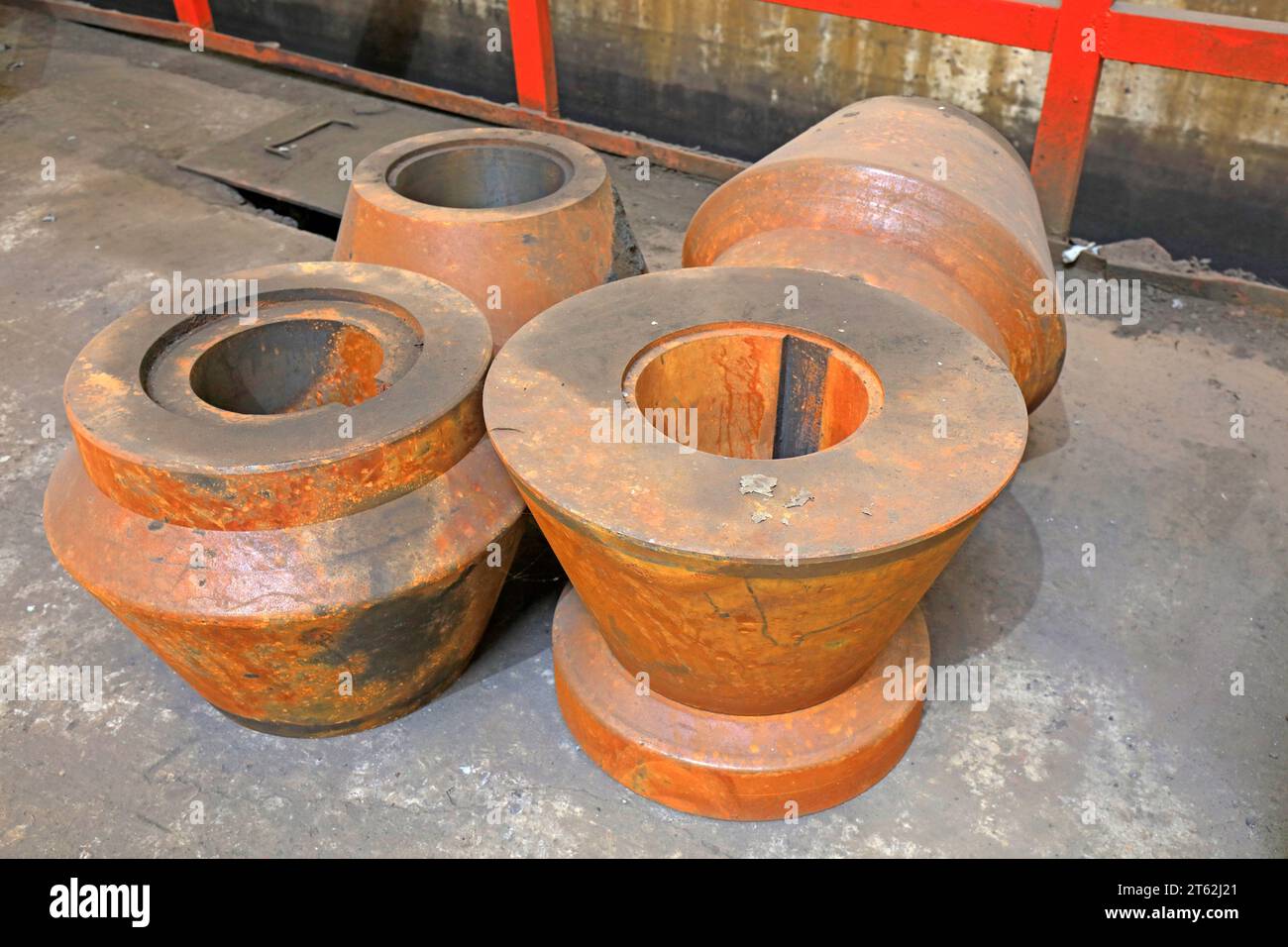 Steel castings in a factory Stock Photo - Alamy