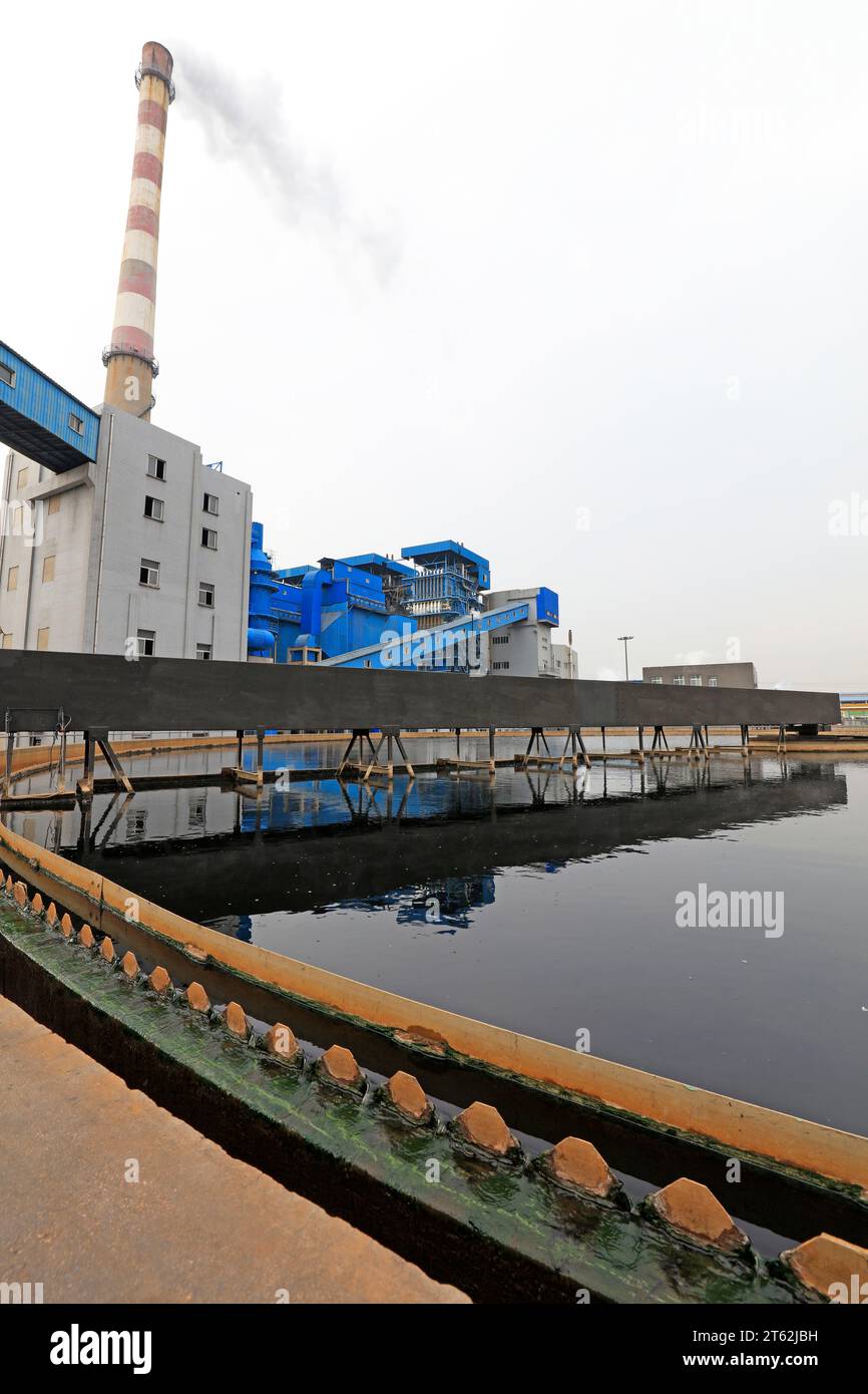 Factory environmental protection facilities Stock Photo - Alamy