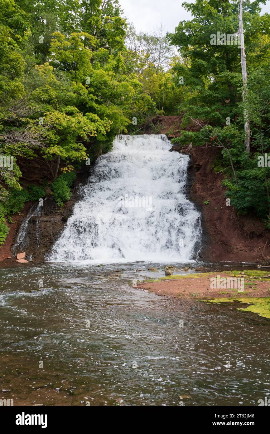 Holley Canal Falls in New York State Stock Photo - Alamy