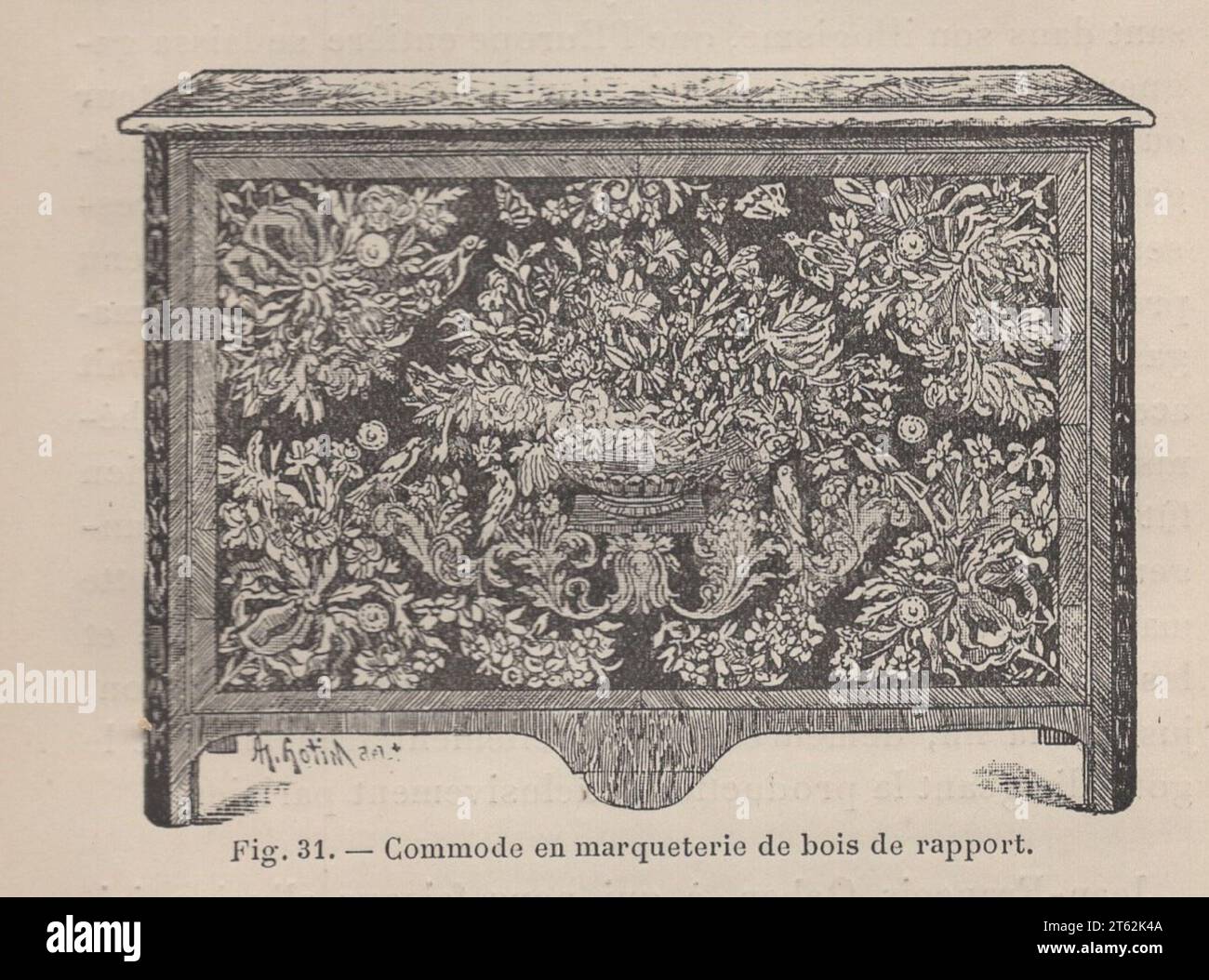 Commode en marqueterie de bois de rappor hi-res stock photography and ...