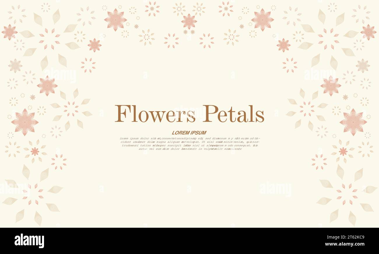 beautiful flower petals background design Stock Vector Image & Art - Alamy