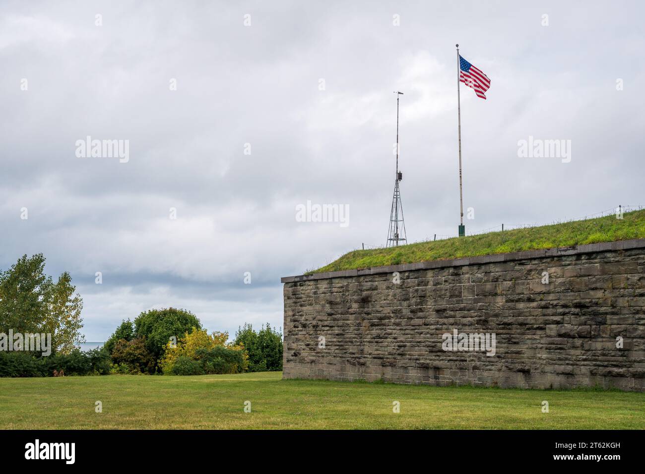 Historic Fort Ontario in Upstate New York, Oswego Stock Photo - Alamy