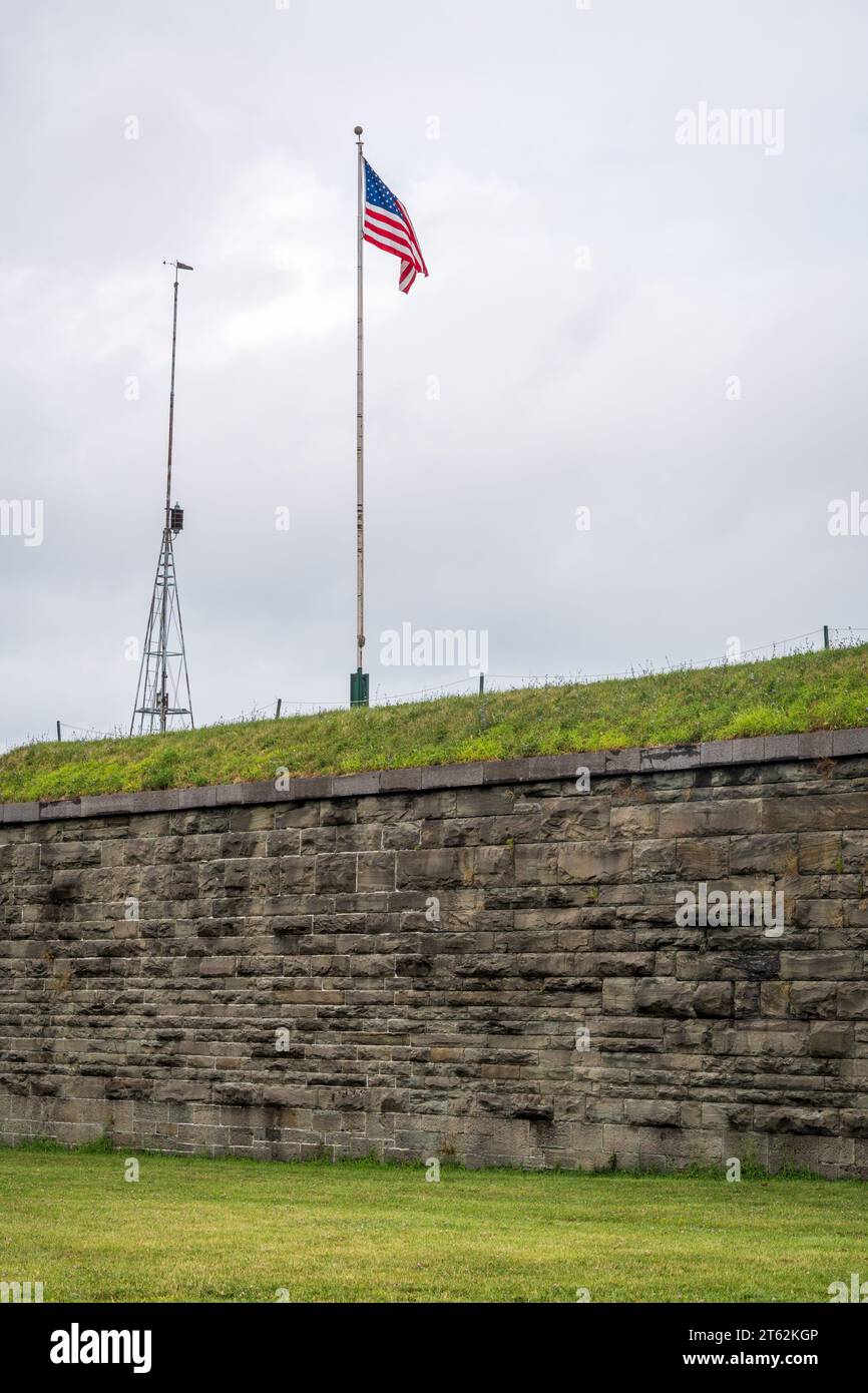 Historic Fort Ontario in Upstate New York, Oswego Stock Photo - Alamy