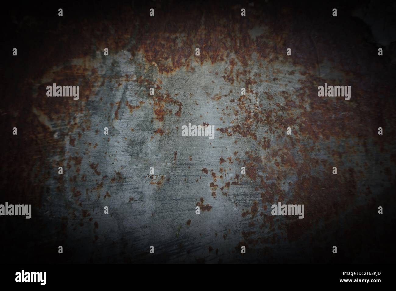 The texture of an old and rusted steel plate is used as a design Stock ...