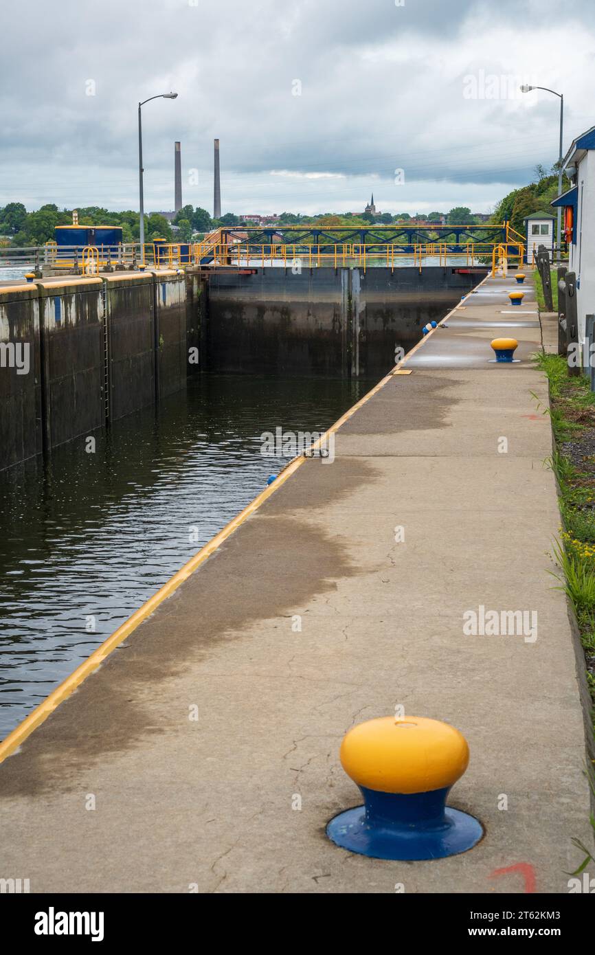 The Lock 06 on the Canal in Oswego, Upstate New York Stock Photo - Alamy