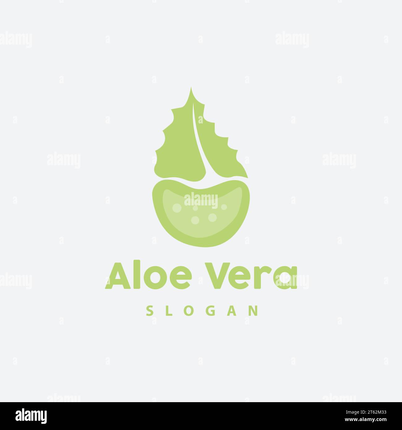 Aloe Vera Logo, Herbal Plant Vector, Illustration Symbol Icon Simple ...