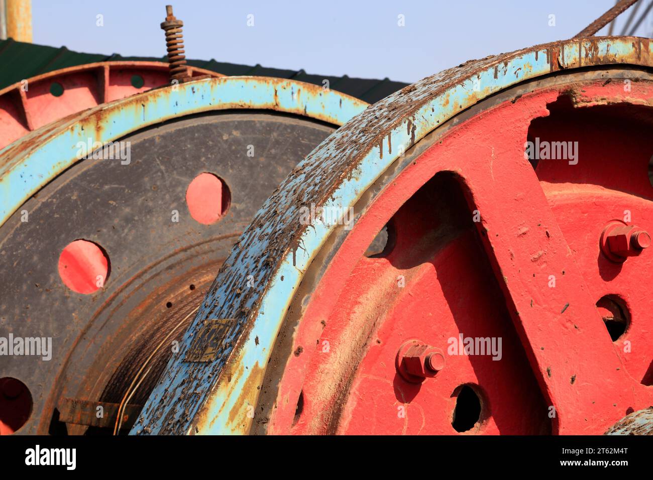Industrial metal wheel Stock Photo - Alamy