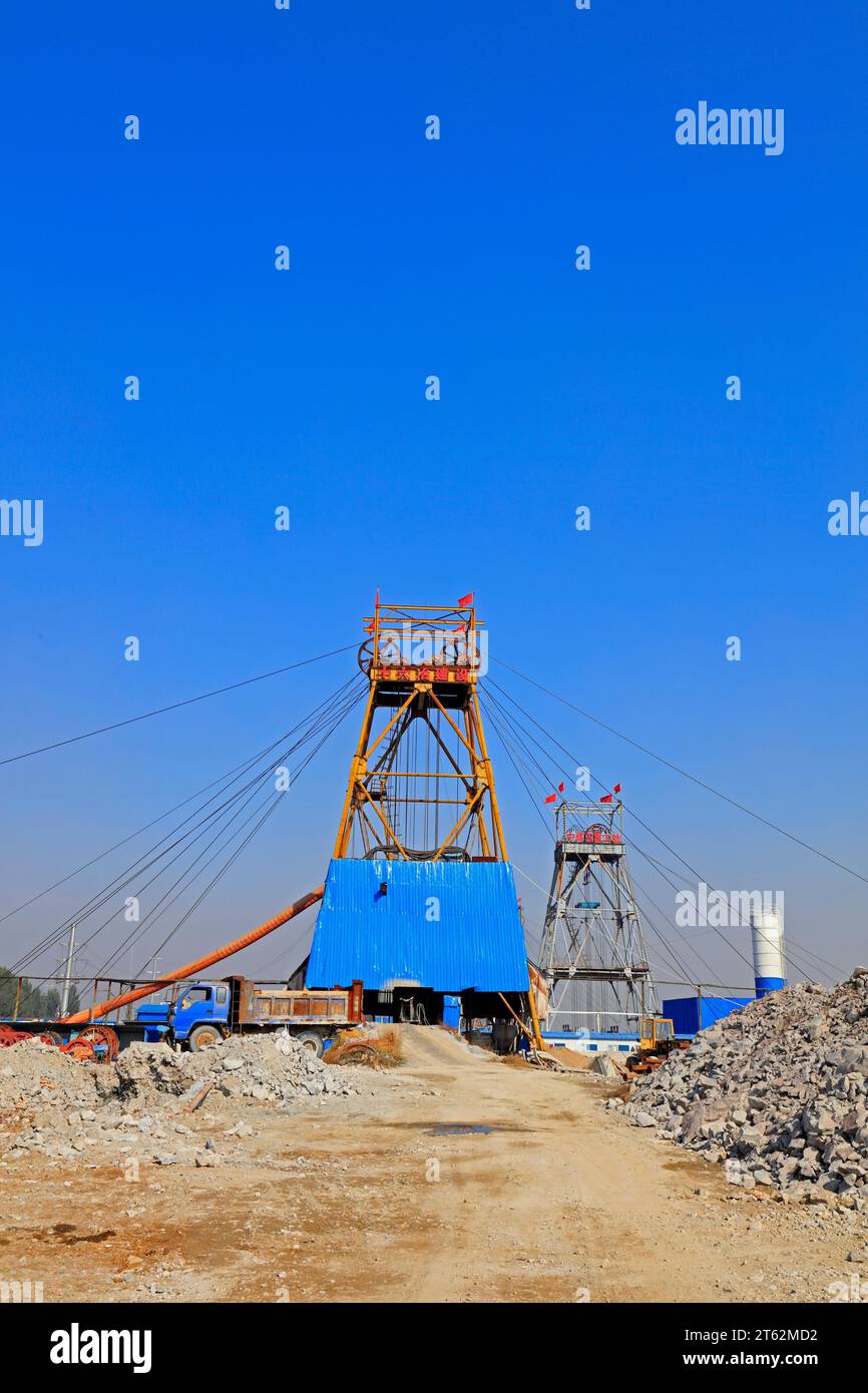 mine in mining area Stock Photo - Alamy