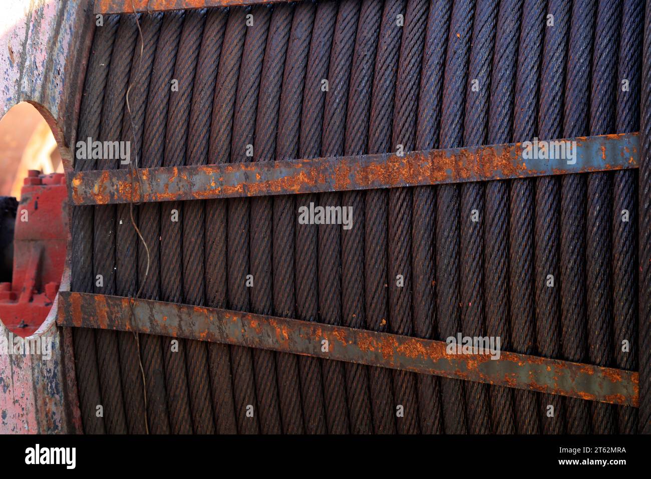 Crane wire rope Stock Photo - Alamy