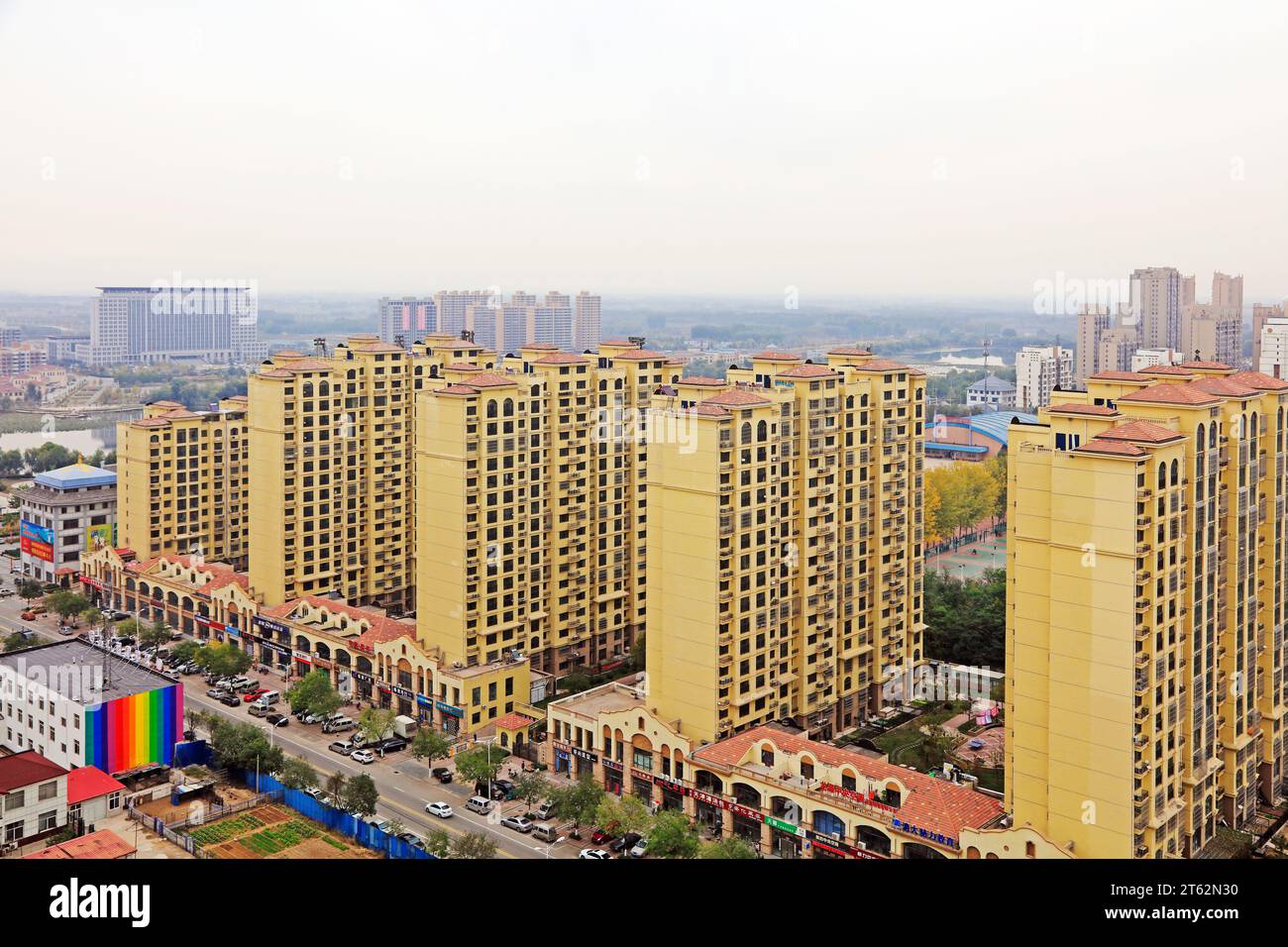 High-rise buildings in the city Stock Photo - Alamy