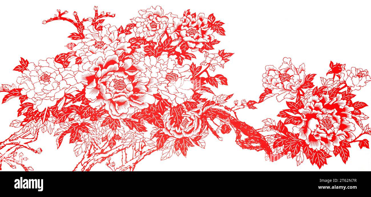 Chinese paper-cut crafts Stock Photo - Alamy