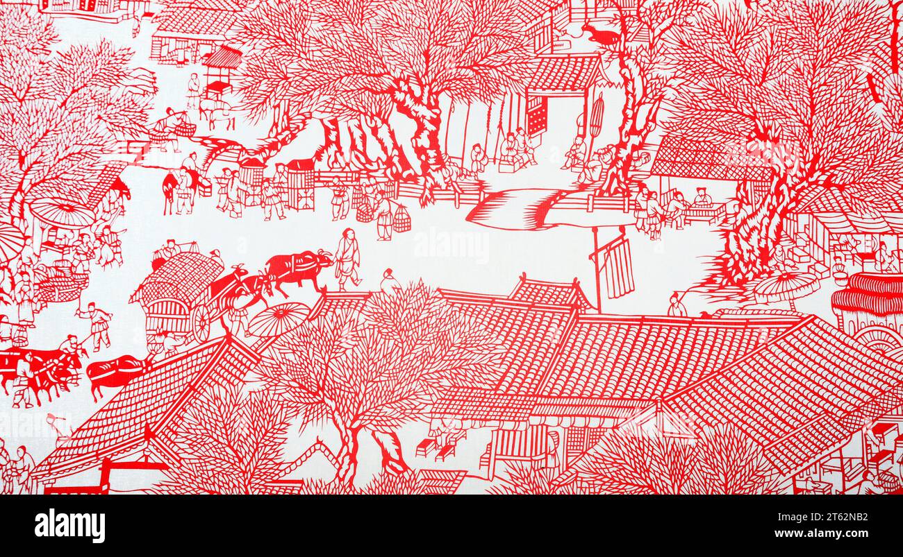 Qingming river map hi-res stock photography and images - Alamy