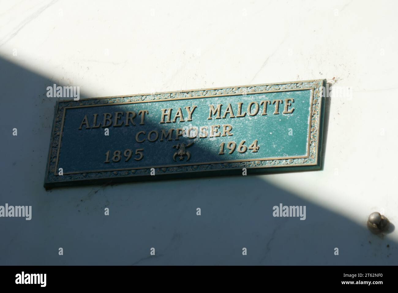Los Angeles, California, USA 6th November 2023 Composer Albert Malotte ...