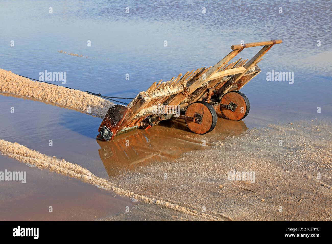 Salt production equipment Stock Photo - Alamy