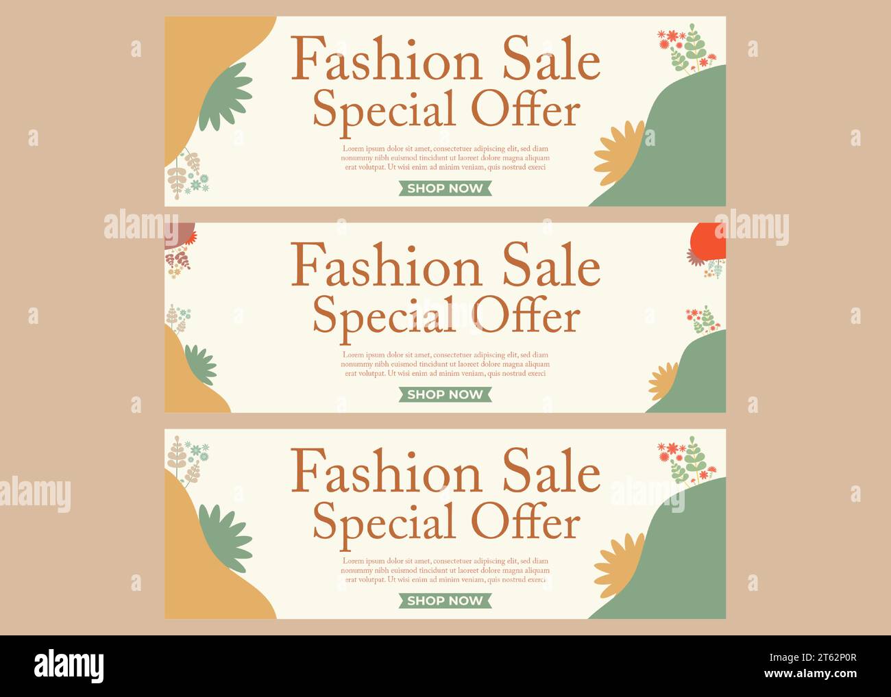sale horizontal special offer banner template design Stock Vector Image ...