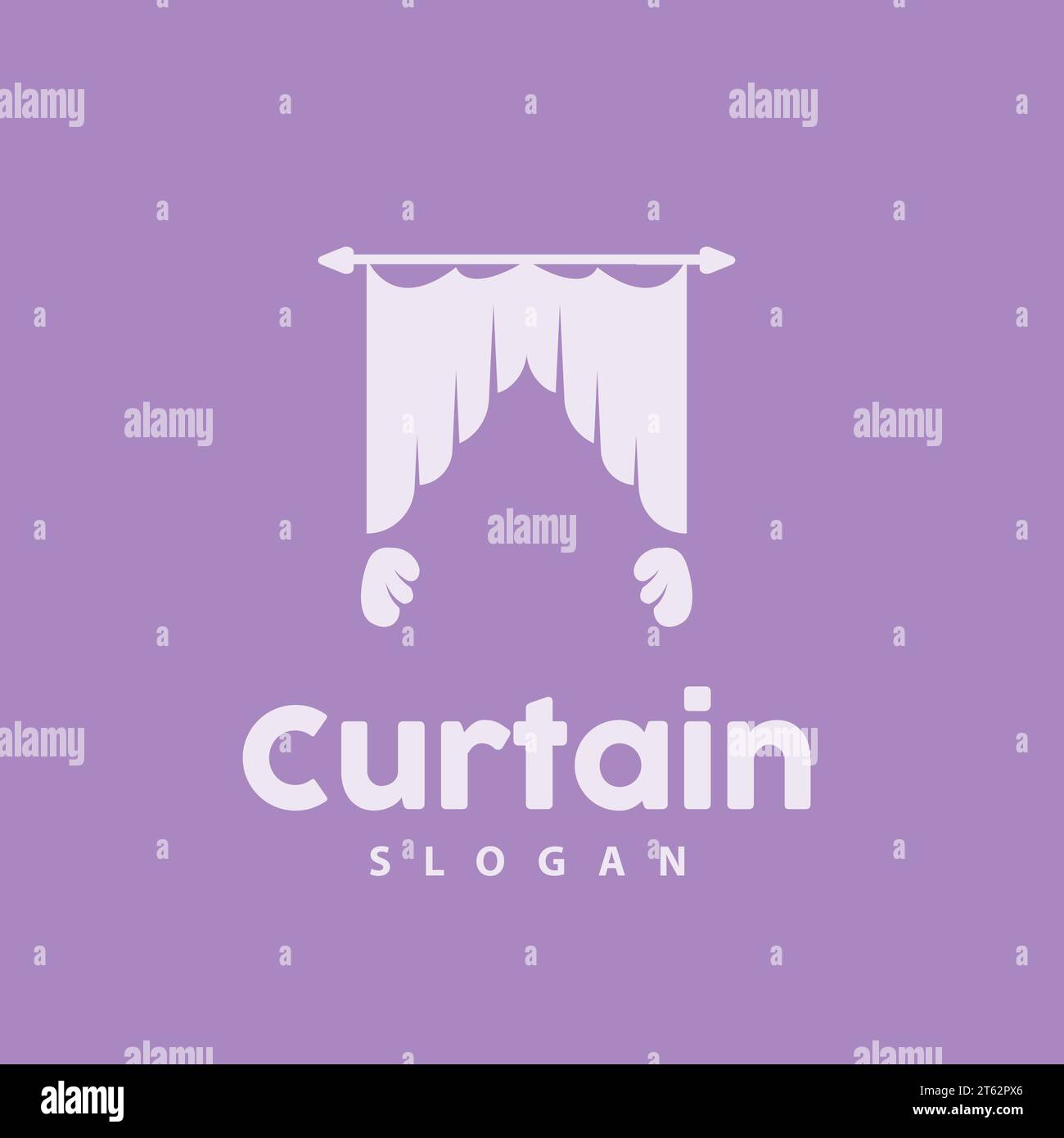 Curtain Logo, Home Interior Simple Design, Furniture Window Curtain ...