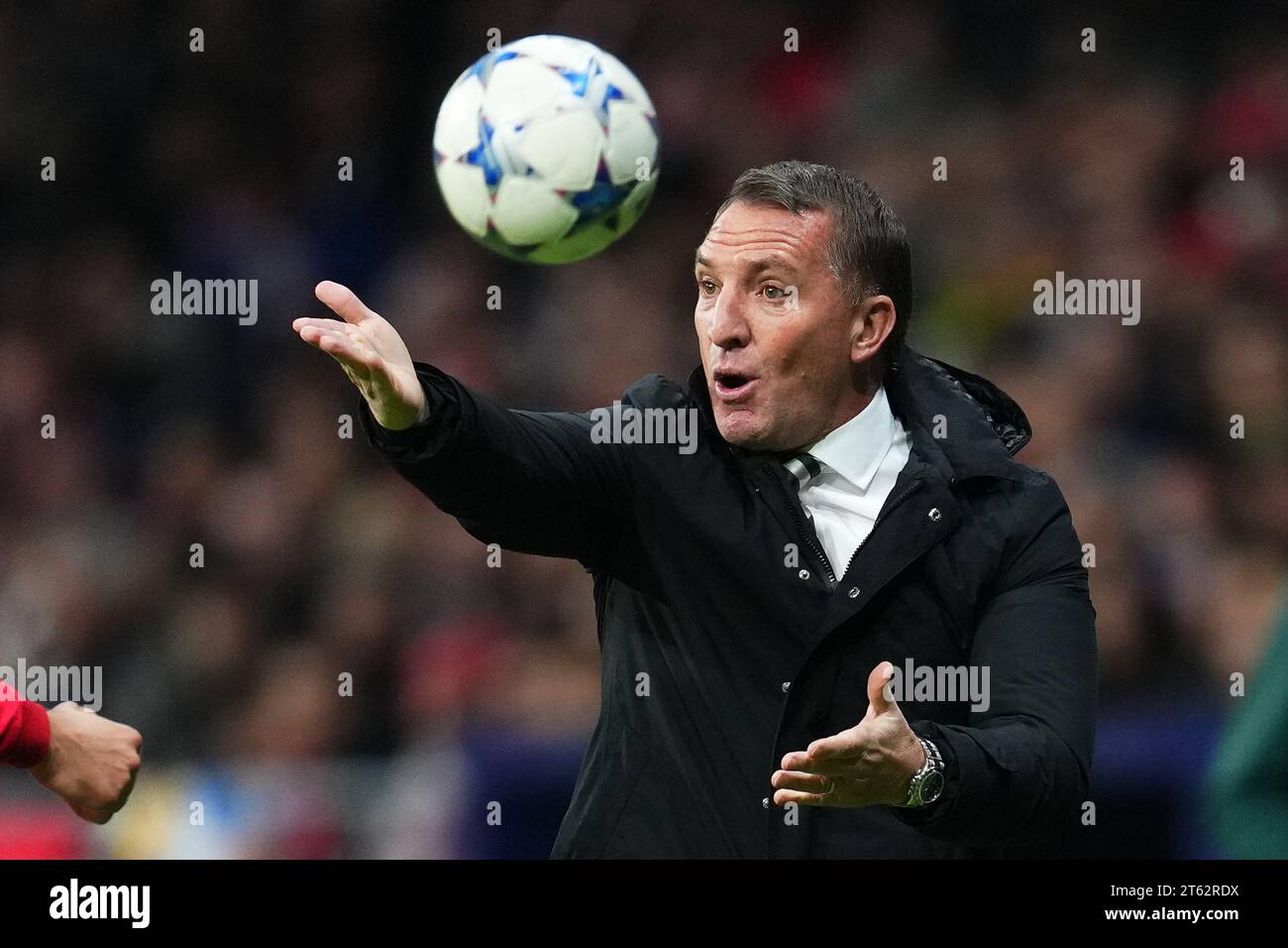 Madrid, Spain. 09th Nov, 2023. Celtic FC head coach Brendan Rodgers ...