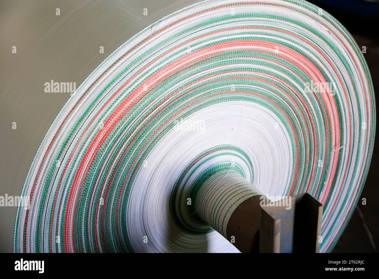 Fiber cloth rolling Stock Photo - Alamy