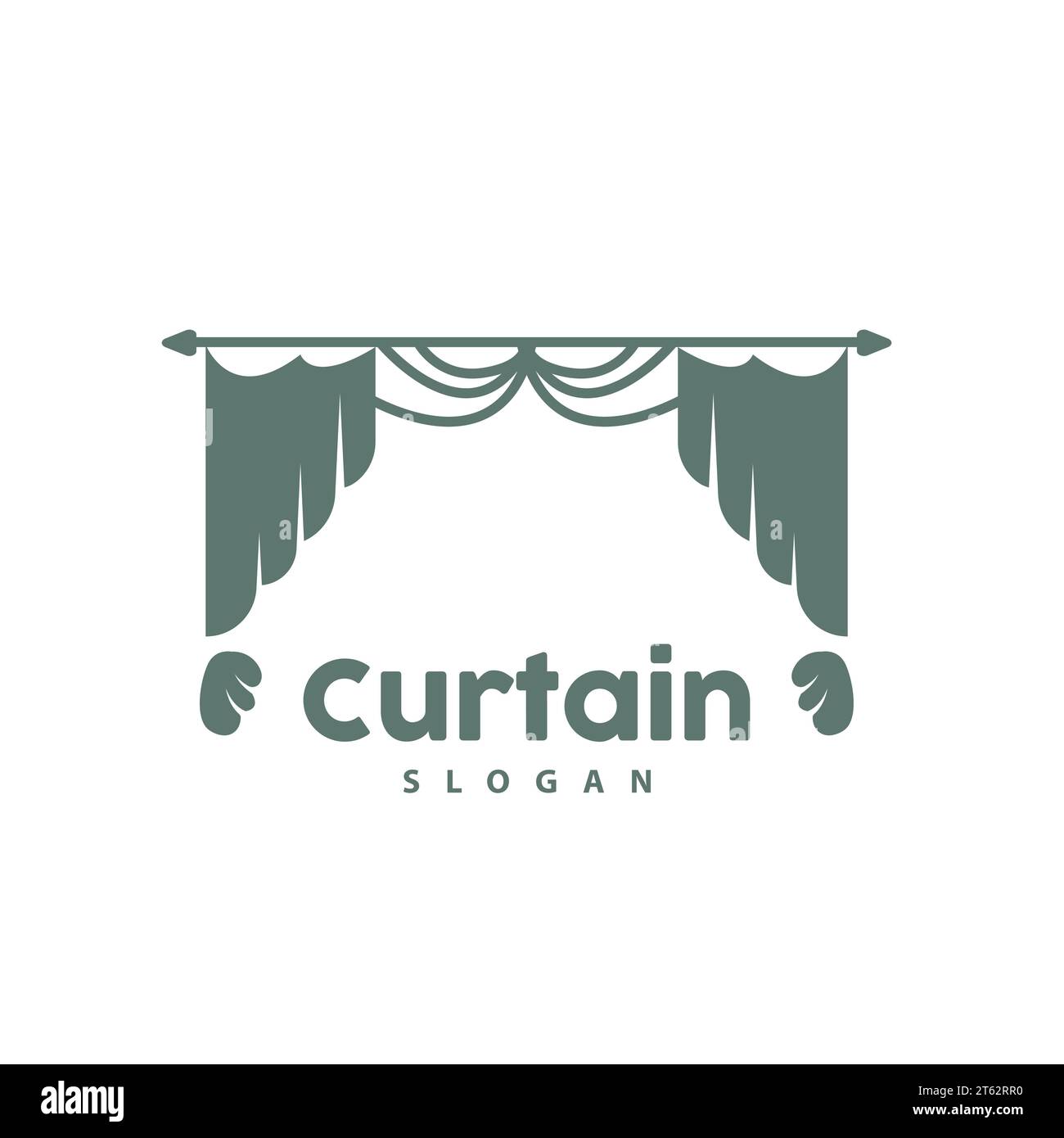 Curtain Logo, Home Interior Simple Design, Furniture Window Curtain ...