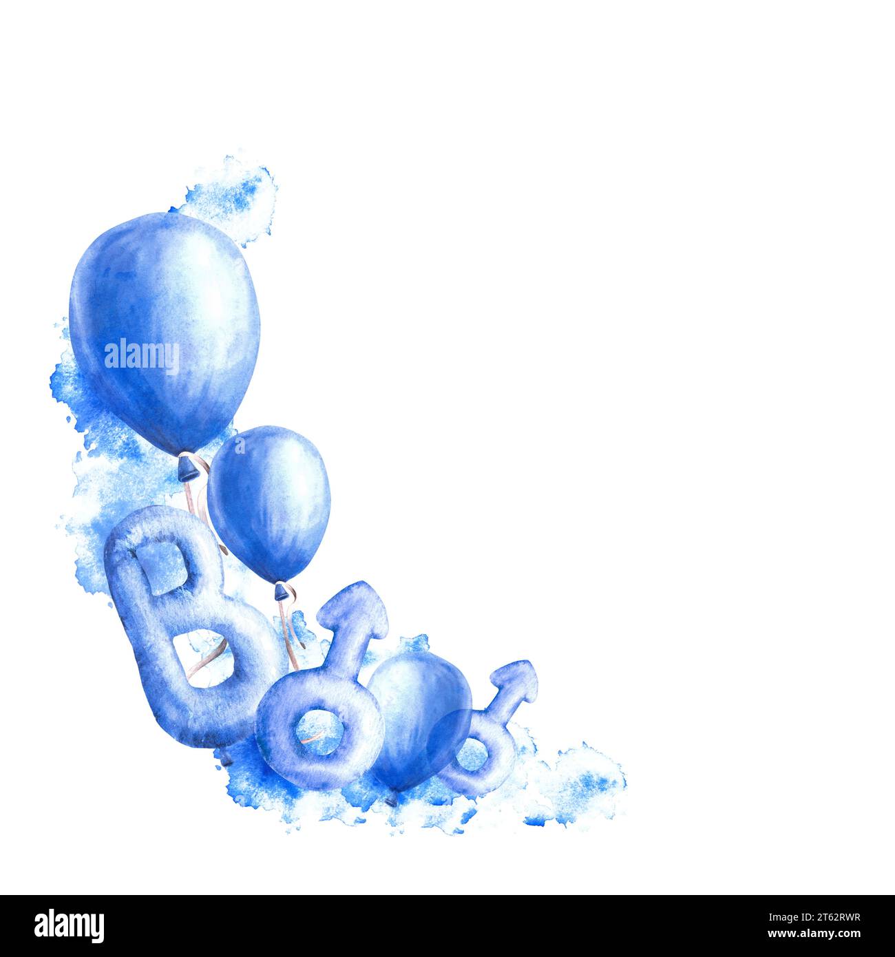 Newborn, gender reveal, birthday party Its a Boy baby clipart circle ...