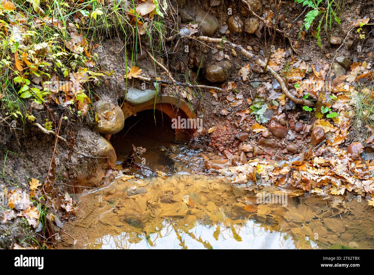 Culvert pipe under road hi-res stock photography and images - Alamy