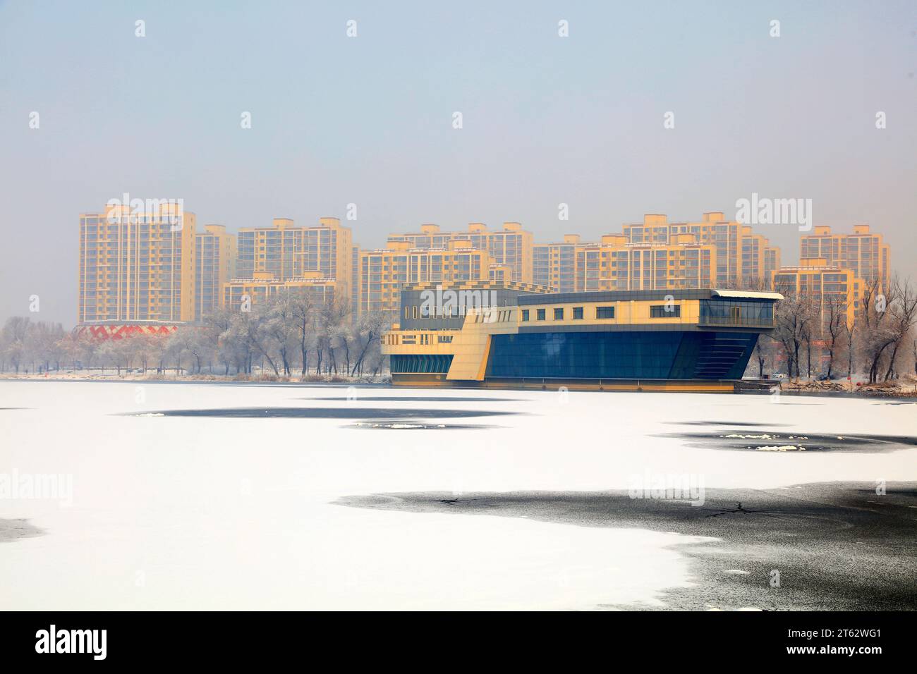 Winter scenery of northern China Stock Photo - Alamy