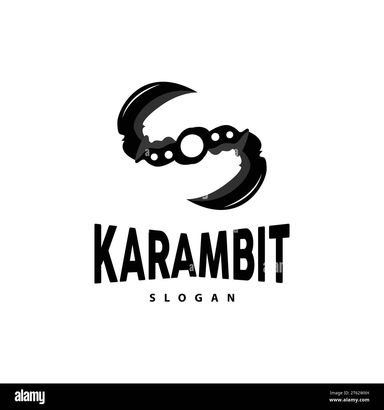 Kerambit Logo, Indonesia Fighting Weapon Vector, Ninja Fighting Tool ...