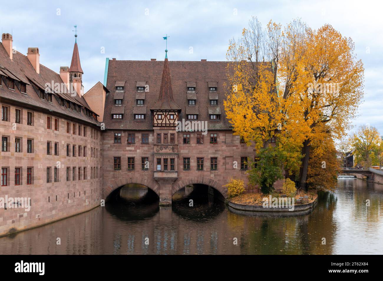 The Holy Ghost Hospital was built in 1339 on the Pegnitz River in ...