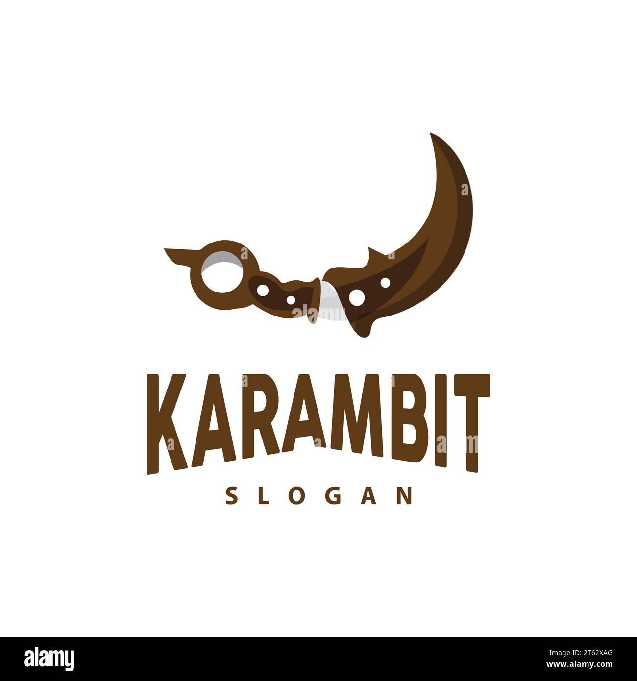 Kerambit Logo, Indonesia Fighting Weapon Vector, Ninja Fighting Tool ...