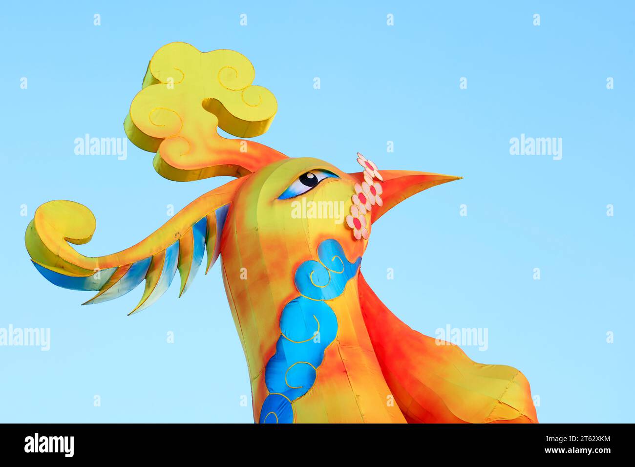 Phoenix shape lantern Stock Photo - Alamy