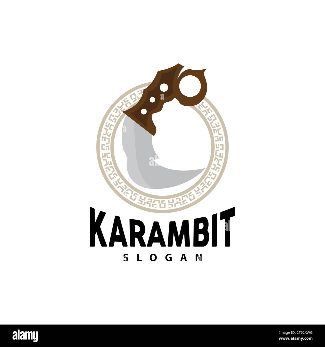 Kerambit Logo, Indonesia Fighting Weapon Vector, Ninja Fighting Tool ...