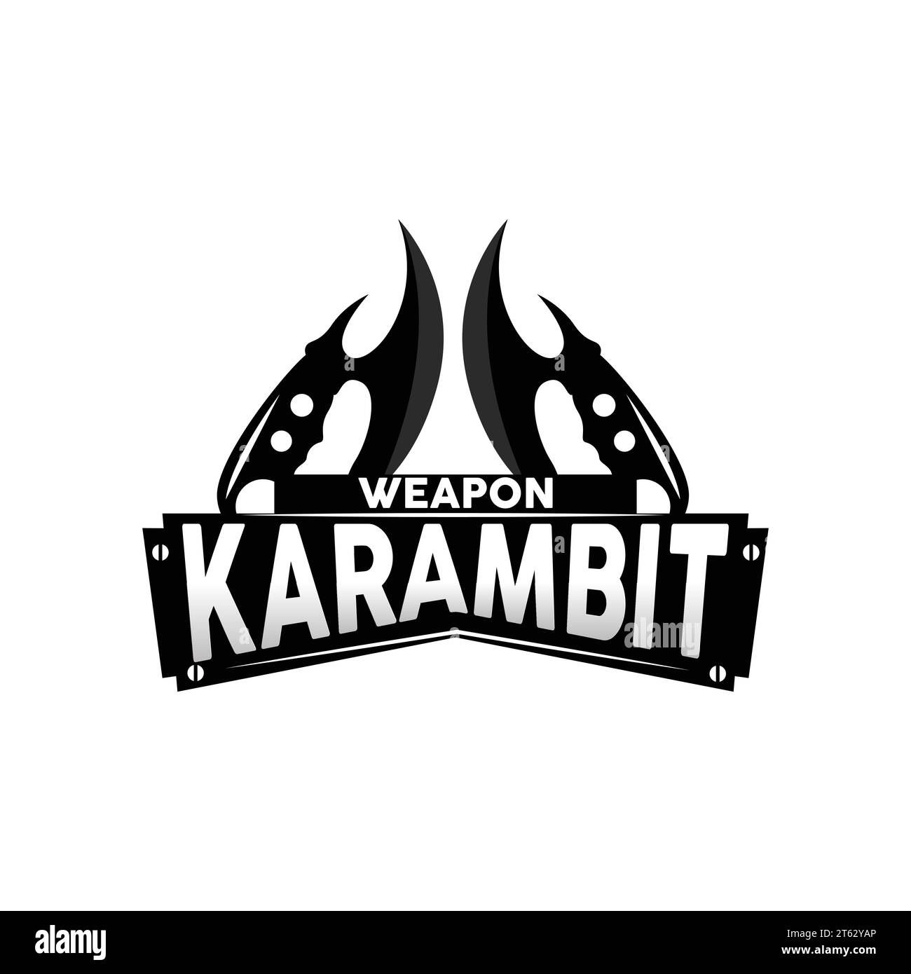Kerambit Logo, Indonesia Fighting Weapon Vector, Ninja Fighting Tool ...