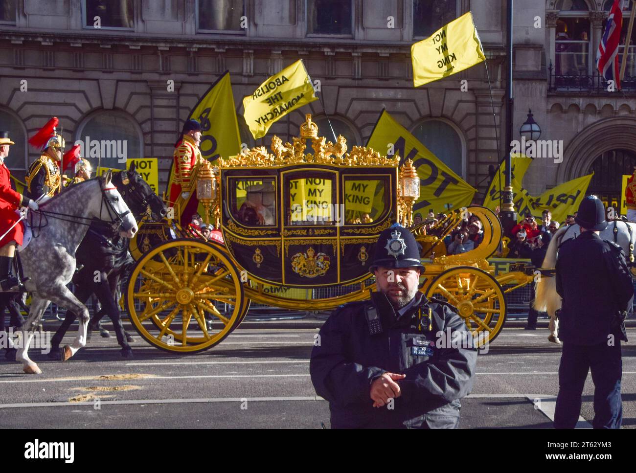 London, England, UK. 7th Nov, 2023. KING CHARLES III and QUEEN CAMILLA ...
