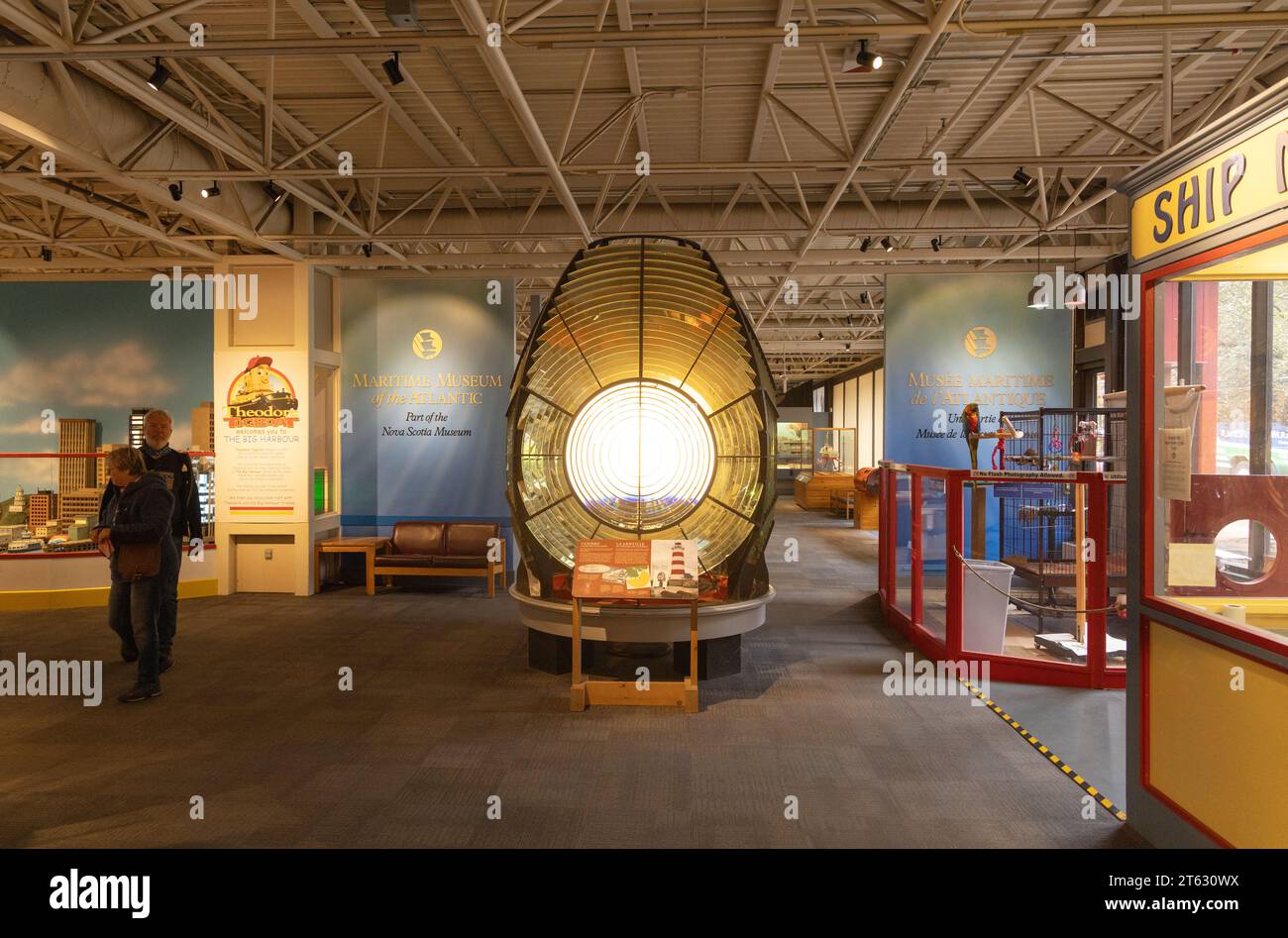 Maritime Museum of the Atlantic, interior; Halifax Nova Scotia, Canada ...