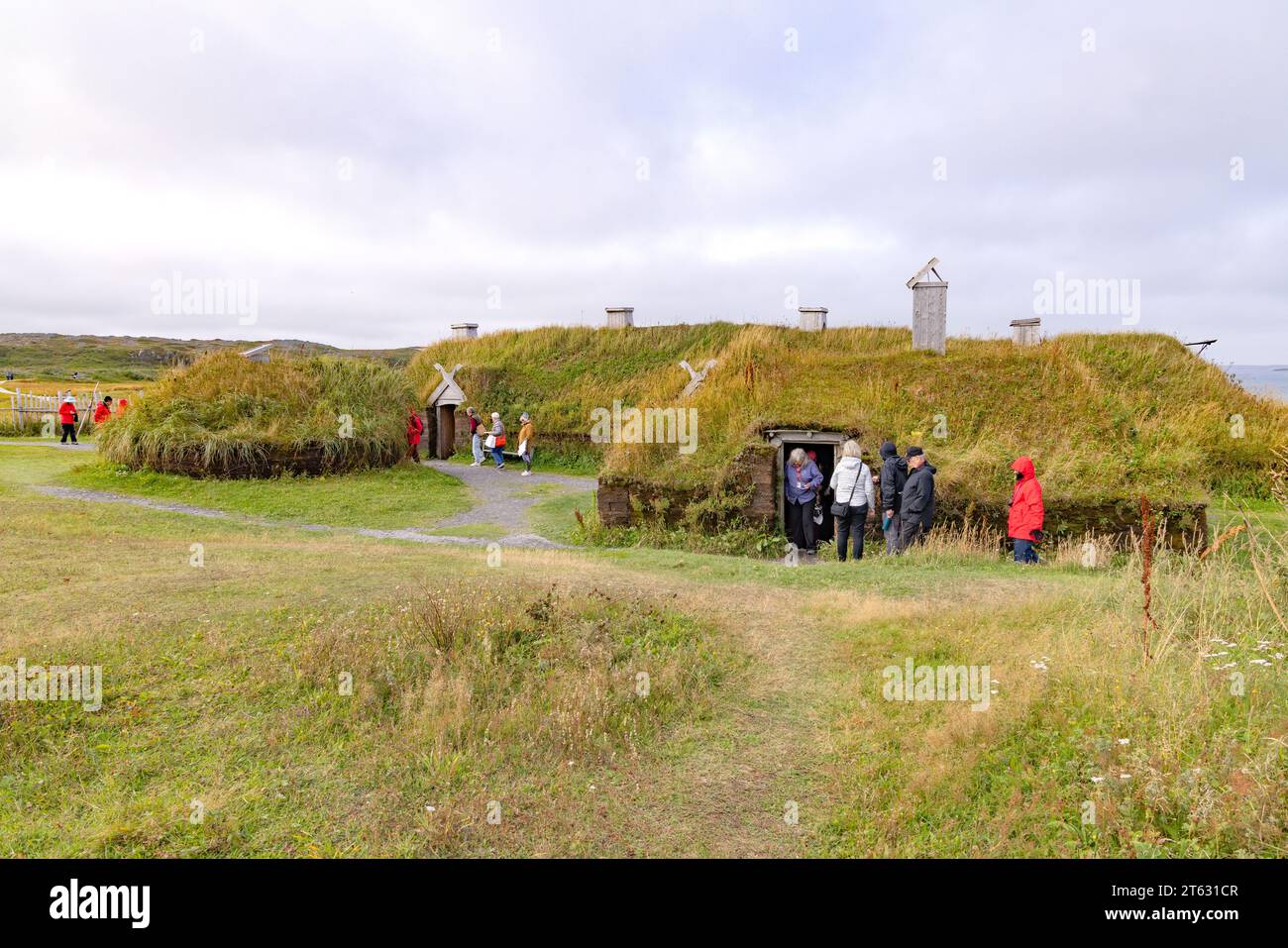 L'Anse aux Meadows historic viking/norse archaeology site, Newfoundland ...