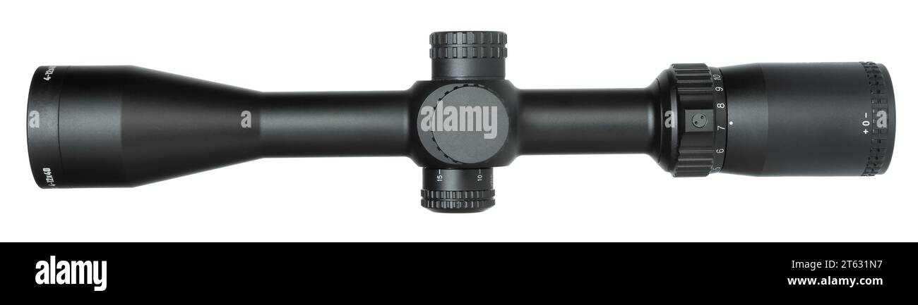 Riflescope with a 10 mm objective and magnification range of anywhere ...