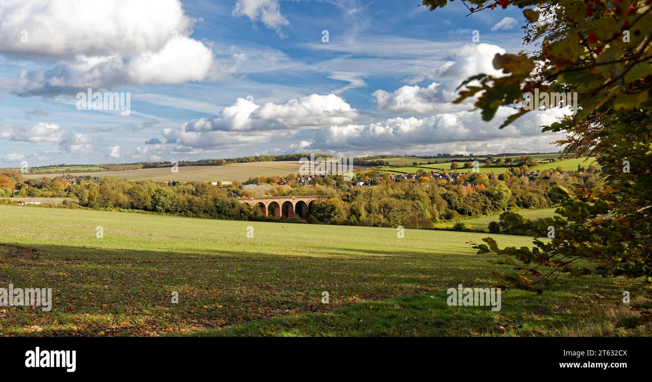 Darent Valley viaduct Kent England UK Stock Photo - Alamy