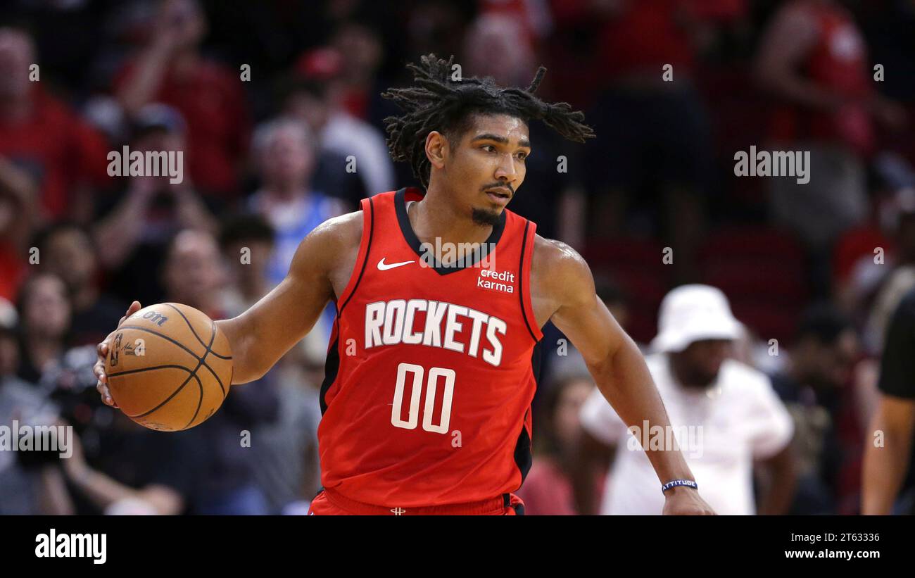 Houston Rockets forward Jermaine Samuels Jr. during the second half of ...