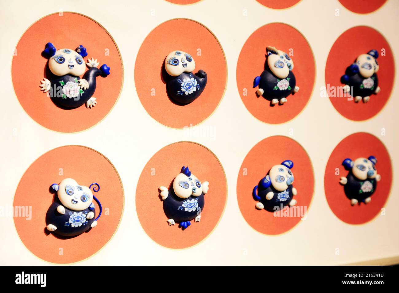 exquisite ceramic cartoon sculpture Stock Photo - Alamy