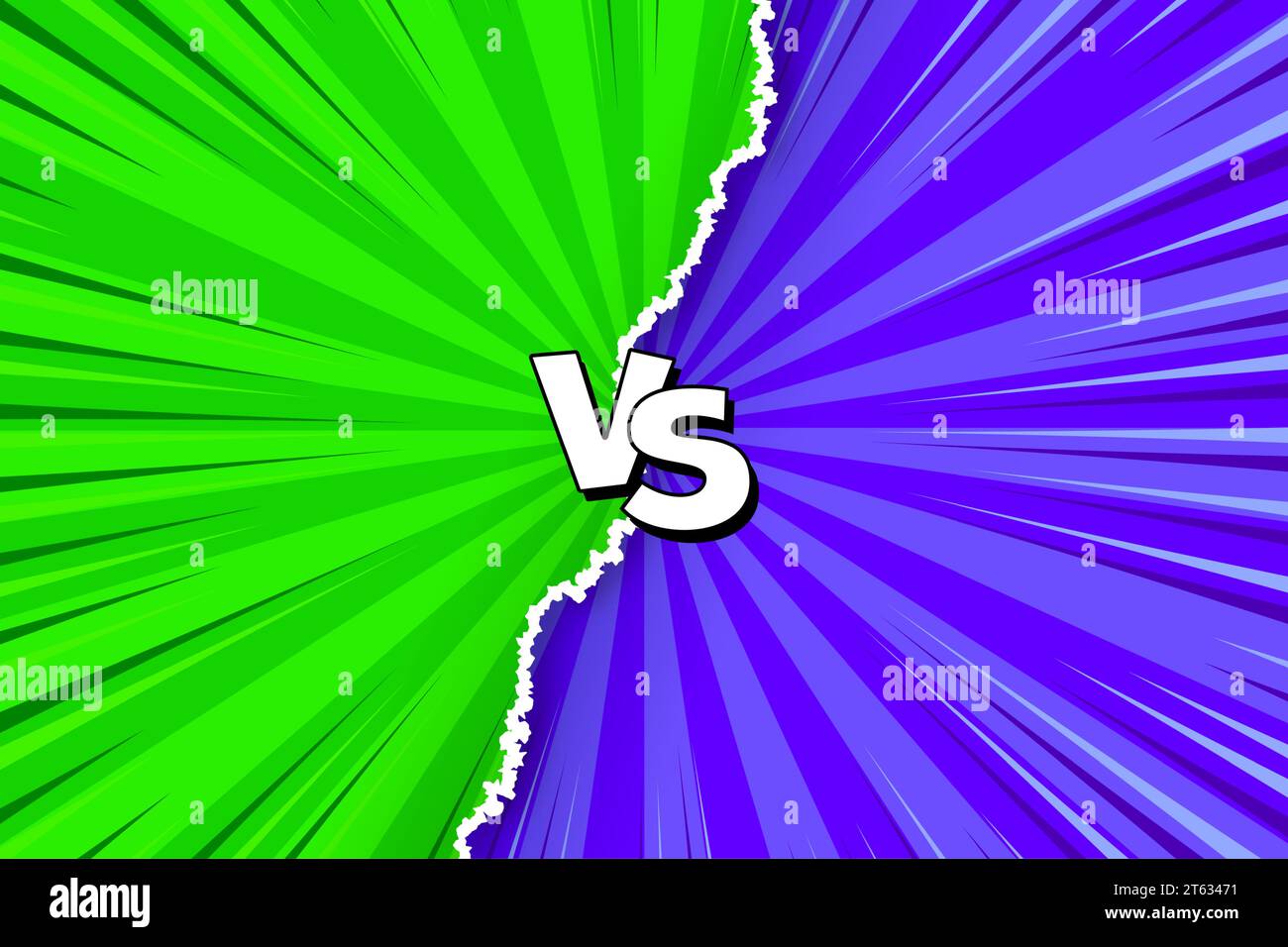 Cartoon comic background. Fight versus. Comics book colorful ...