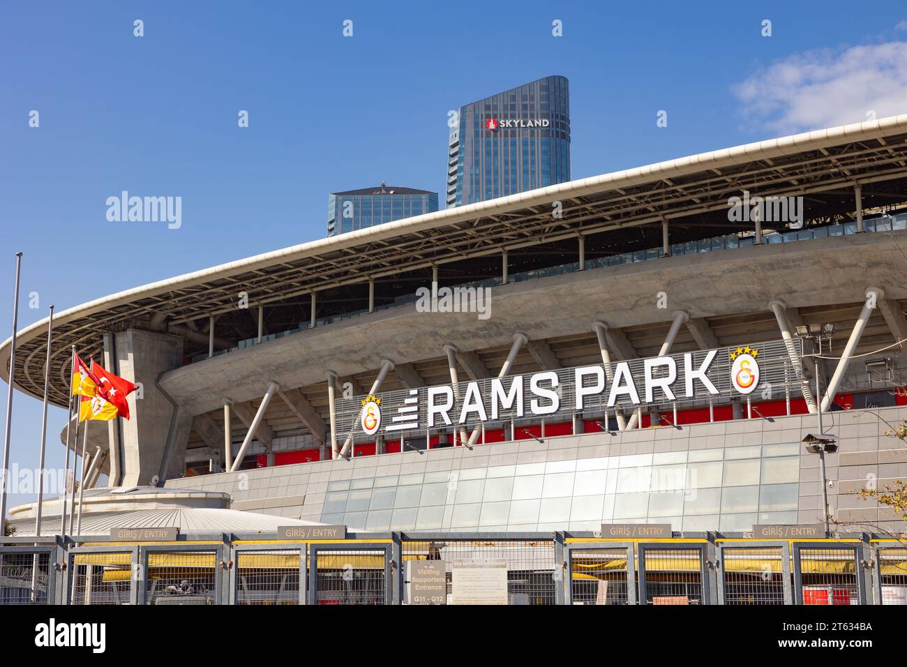 Galatasaray Ali Sami Yen Sport Complex Rams Park Stadium. Istanbul ...