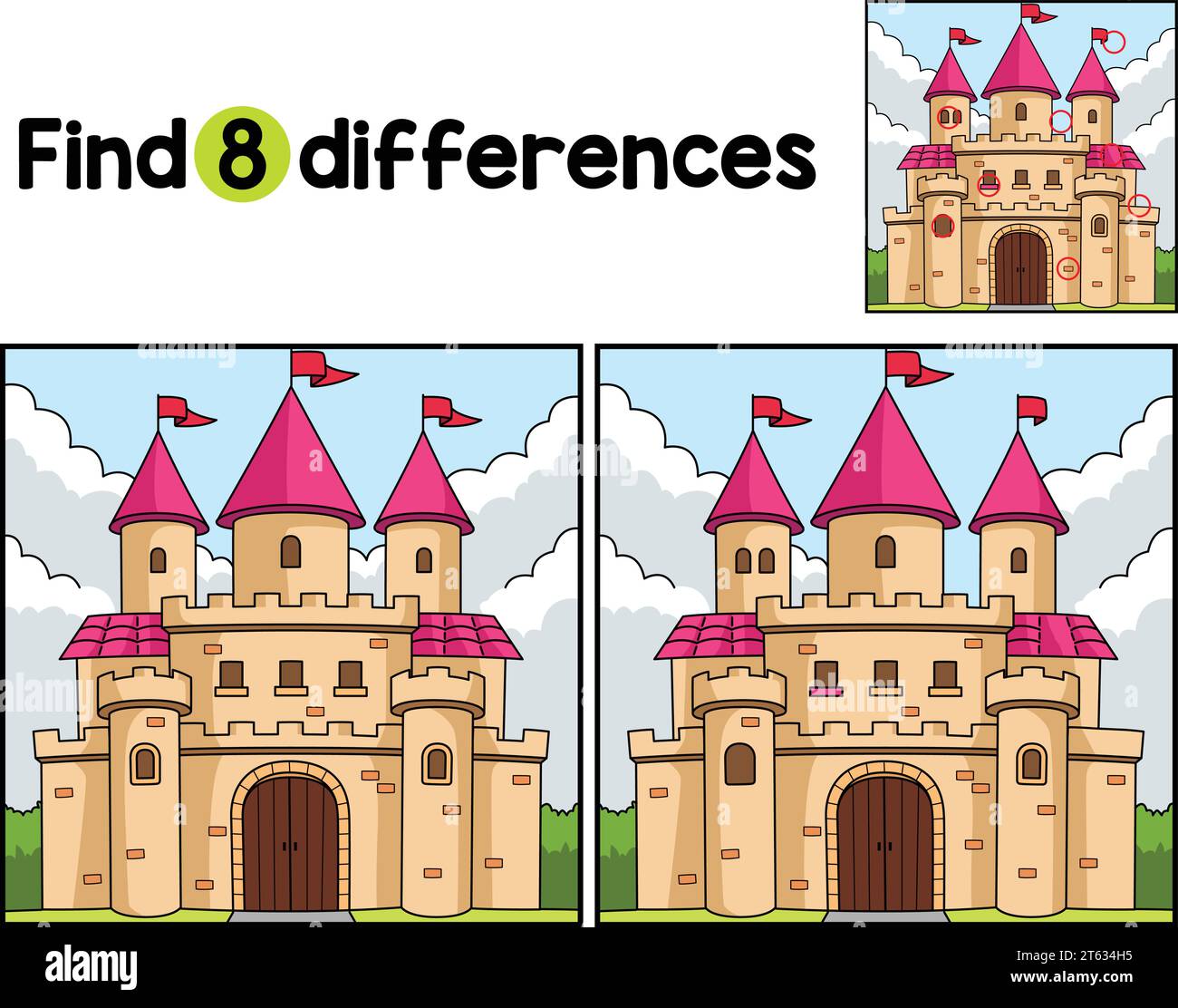 Royal castle tower Cut Out Stock Images & Pictures - Alamy