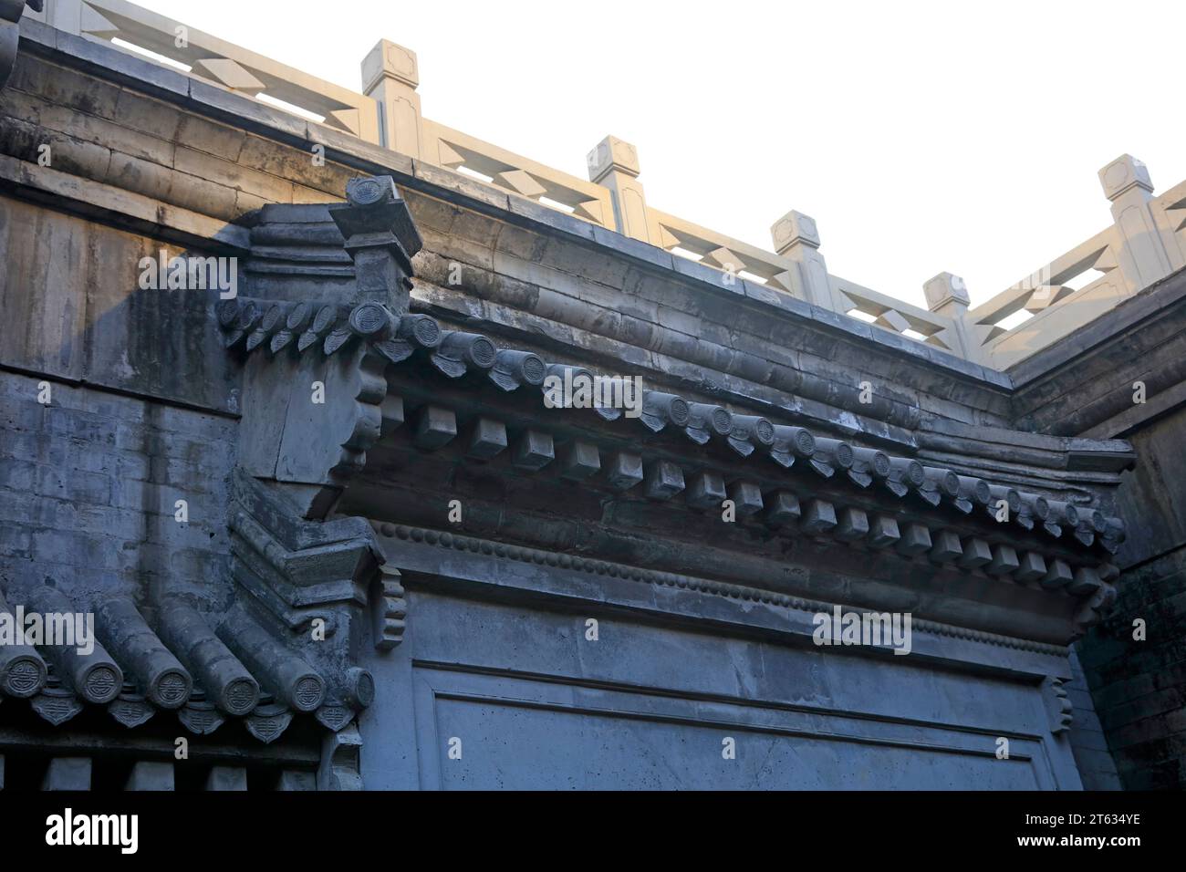The eaves of Chinese classical architecture Stock Photo - Alamy